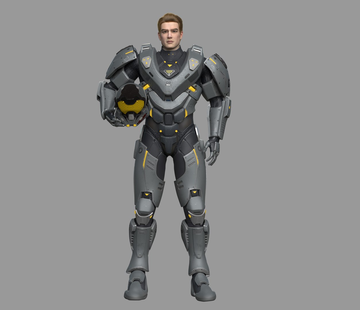 3D Model 3D MechWarrior Man Transformers Handsome Guy Model ...