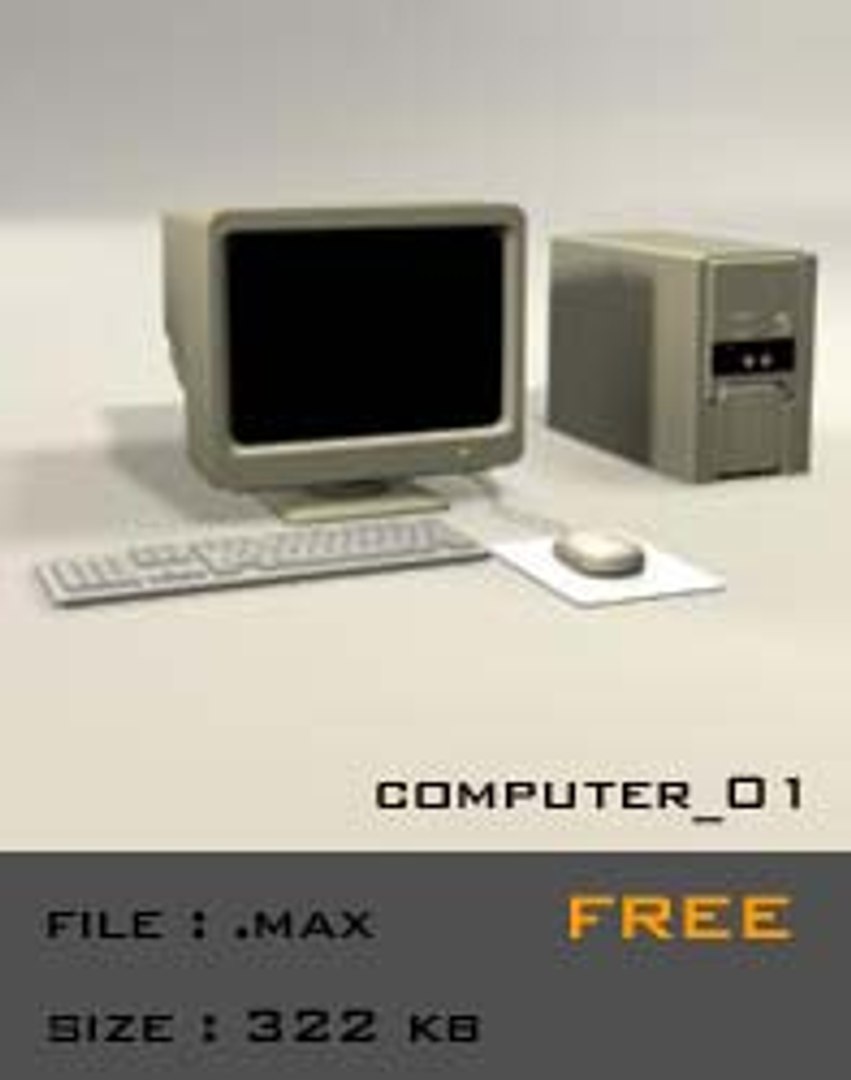 Regular Computer 3d Max