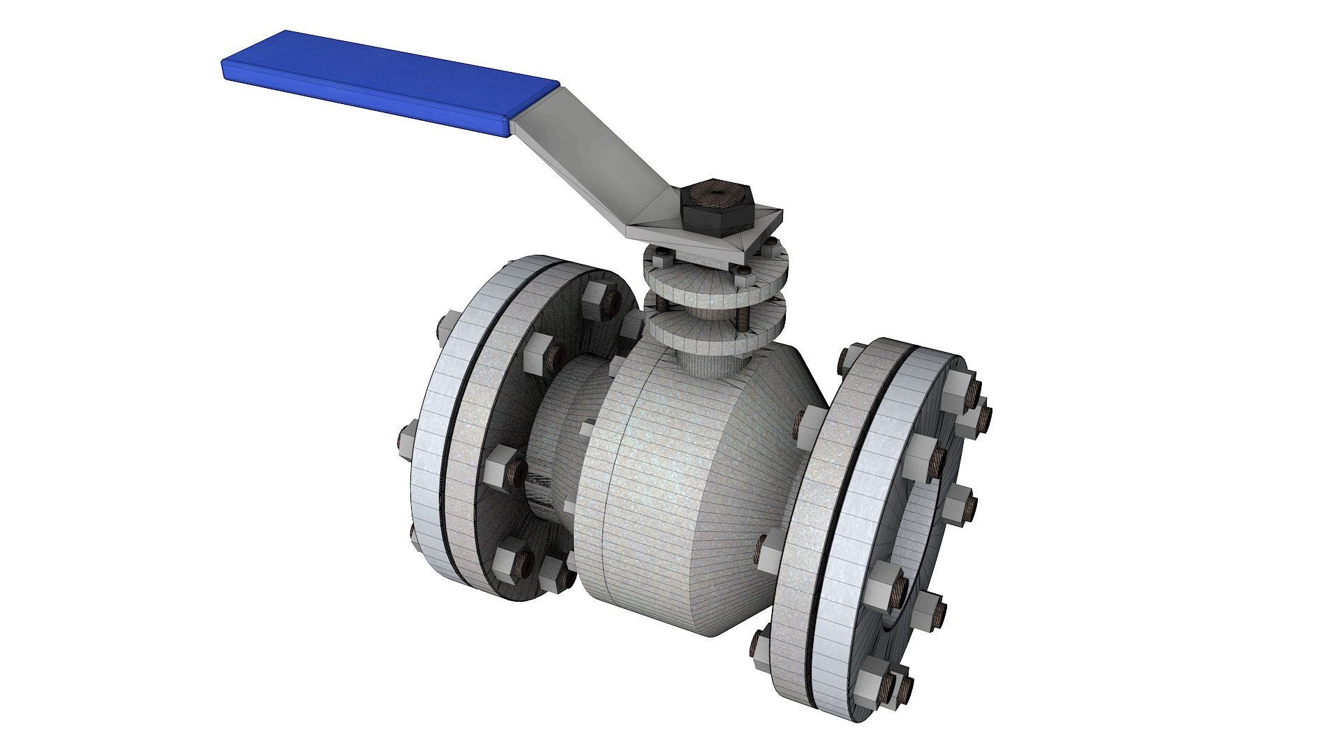 3D Ball Valve-Isolating Valve - TurboSquid 2263755