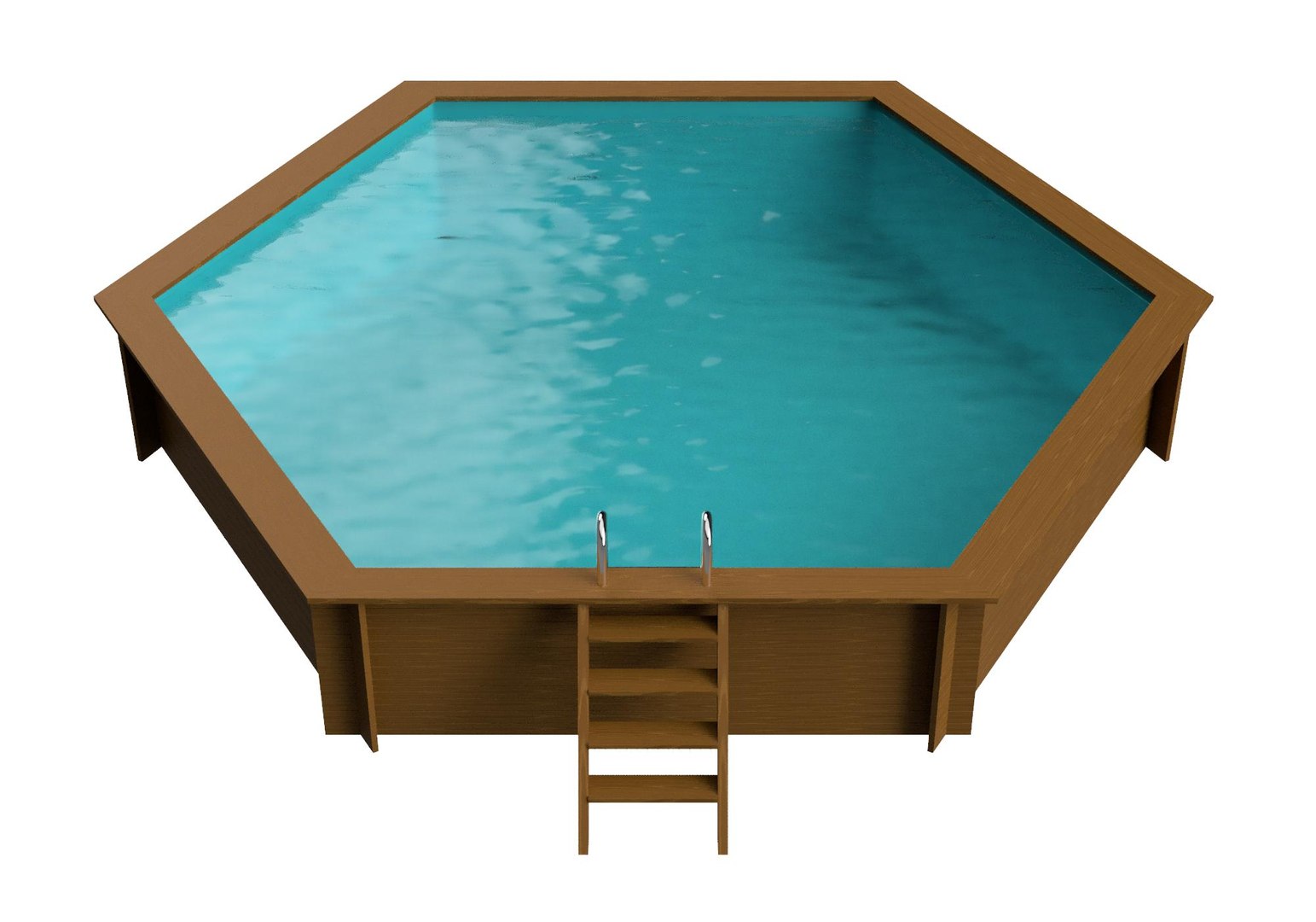 3D Model Swimming Pool Octogonal - TurboSquid 1971791