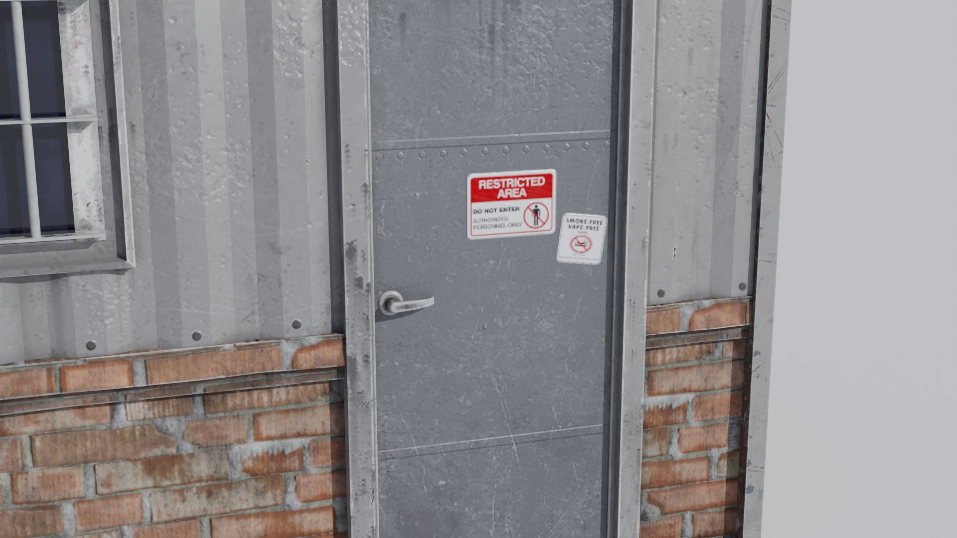 Small Utility Building Set 4K And 2K Model - TurboSquid 1974250