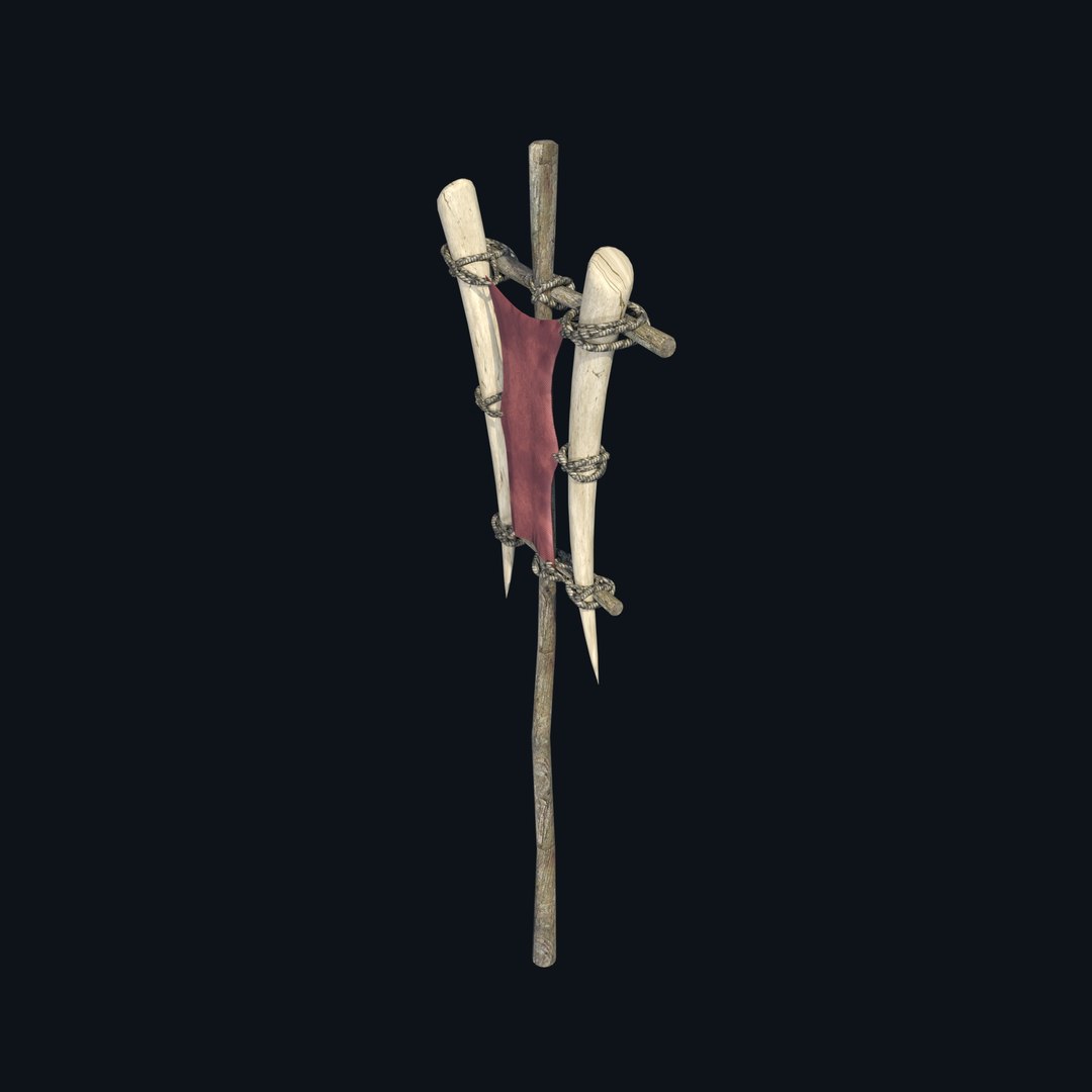 3D ORC TOTEM BANNER SIGN FORT CAMP ORCISH BARRICADE COLLECTION ...