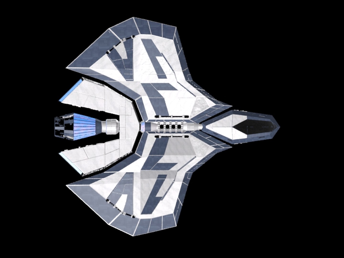 lancer spaceship 3d model