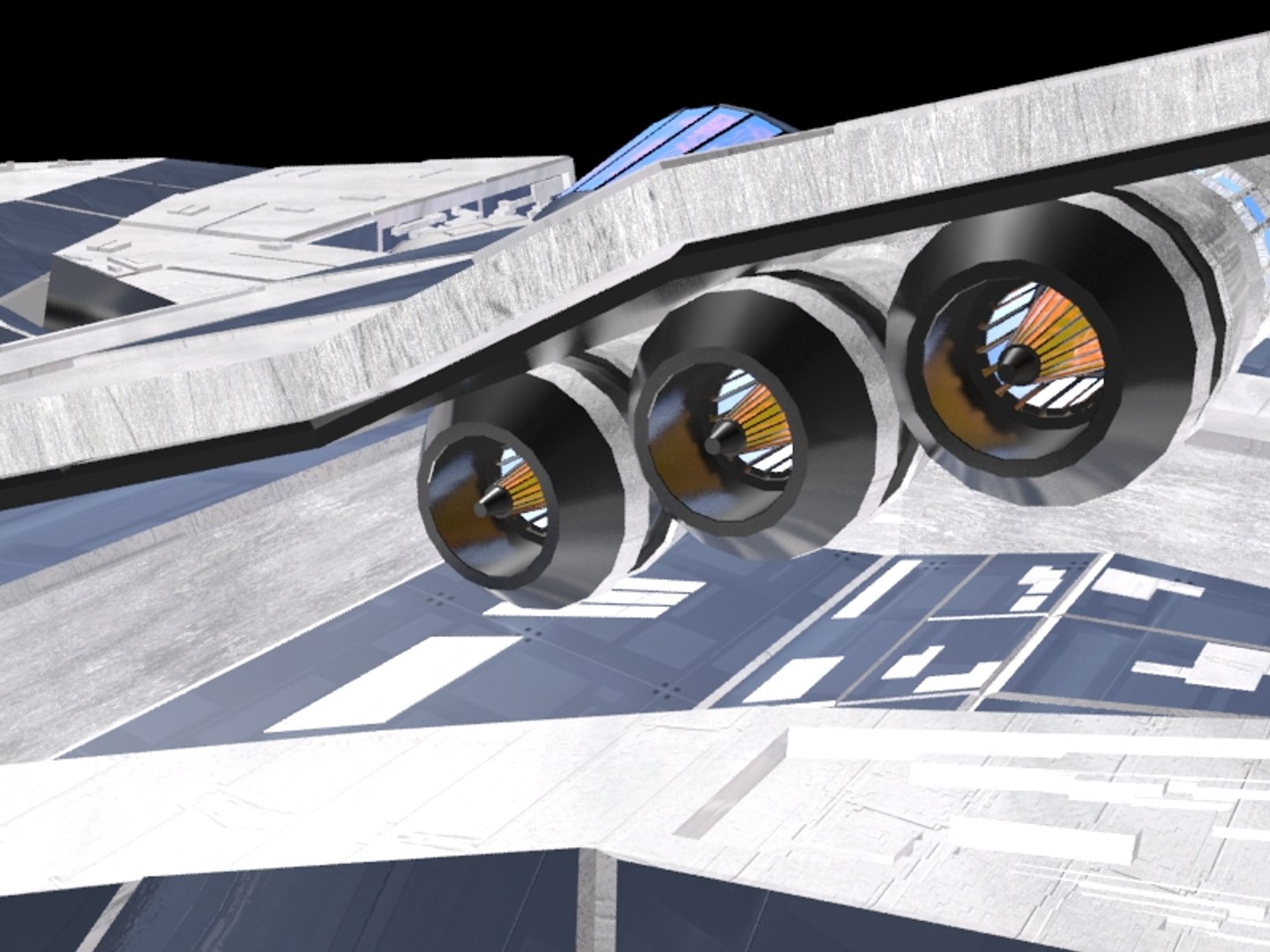 lancer spaceship 3d model