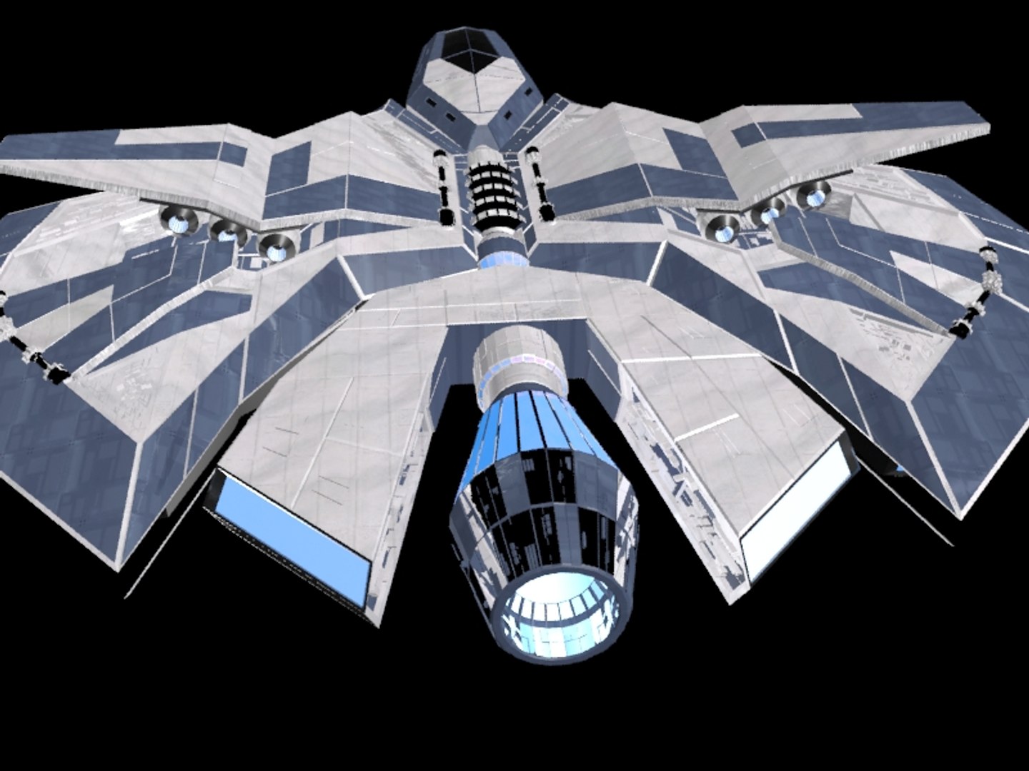 lancer spaceship 3d model