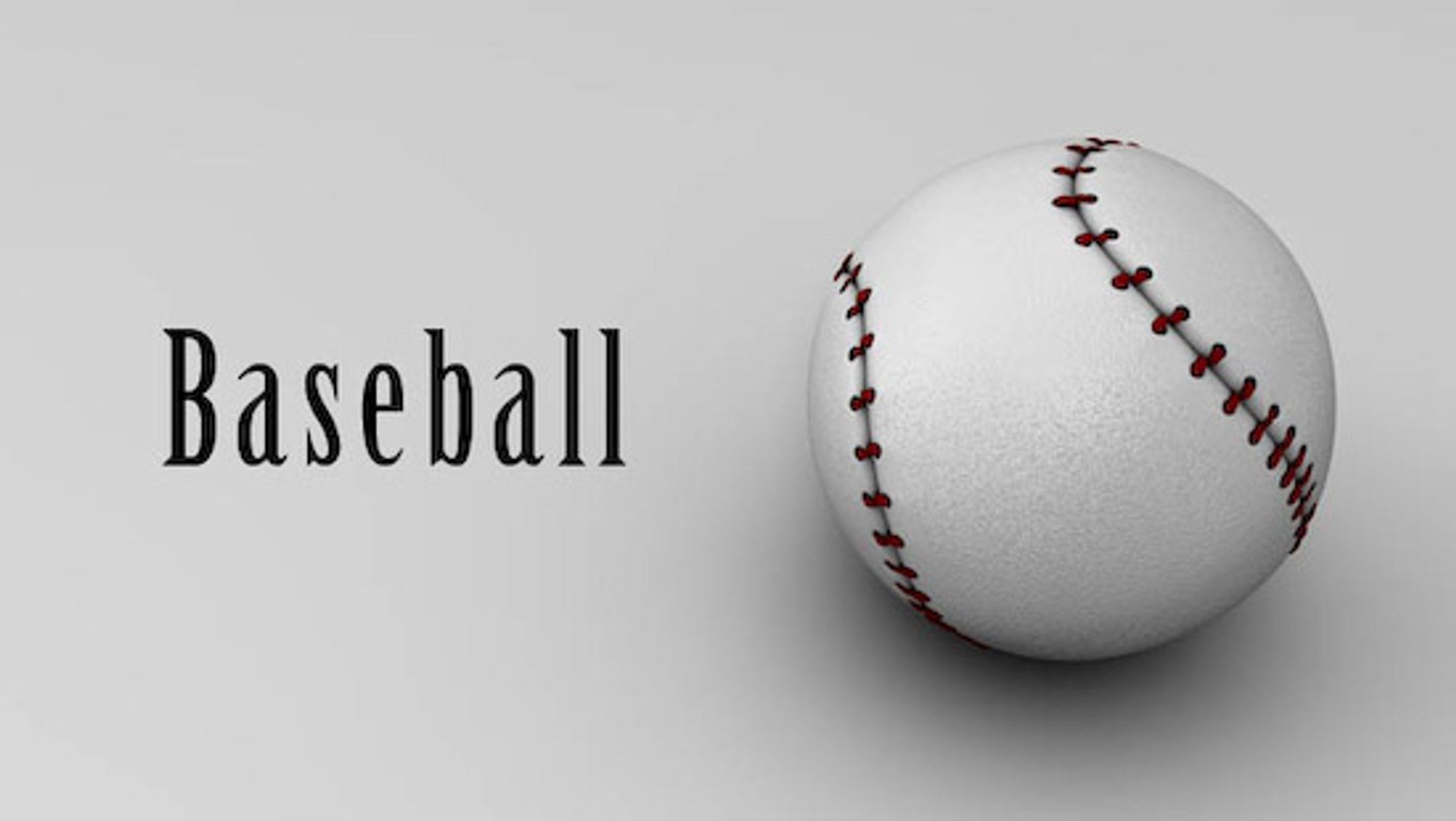 Baseball Bat Ball C4d