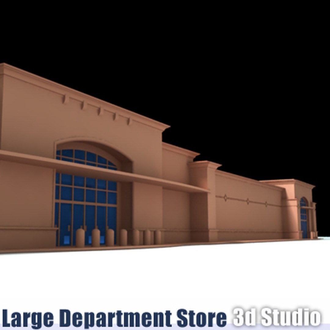 3d model department store