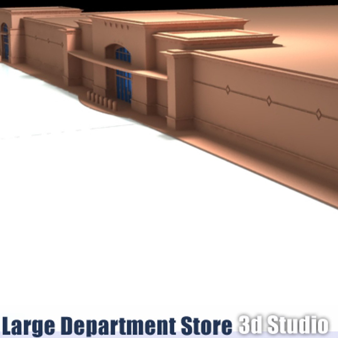 3d model department store
