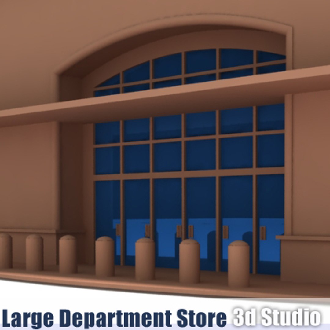 3d model department store