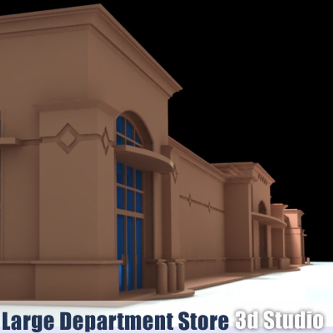 3d model department store