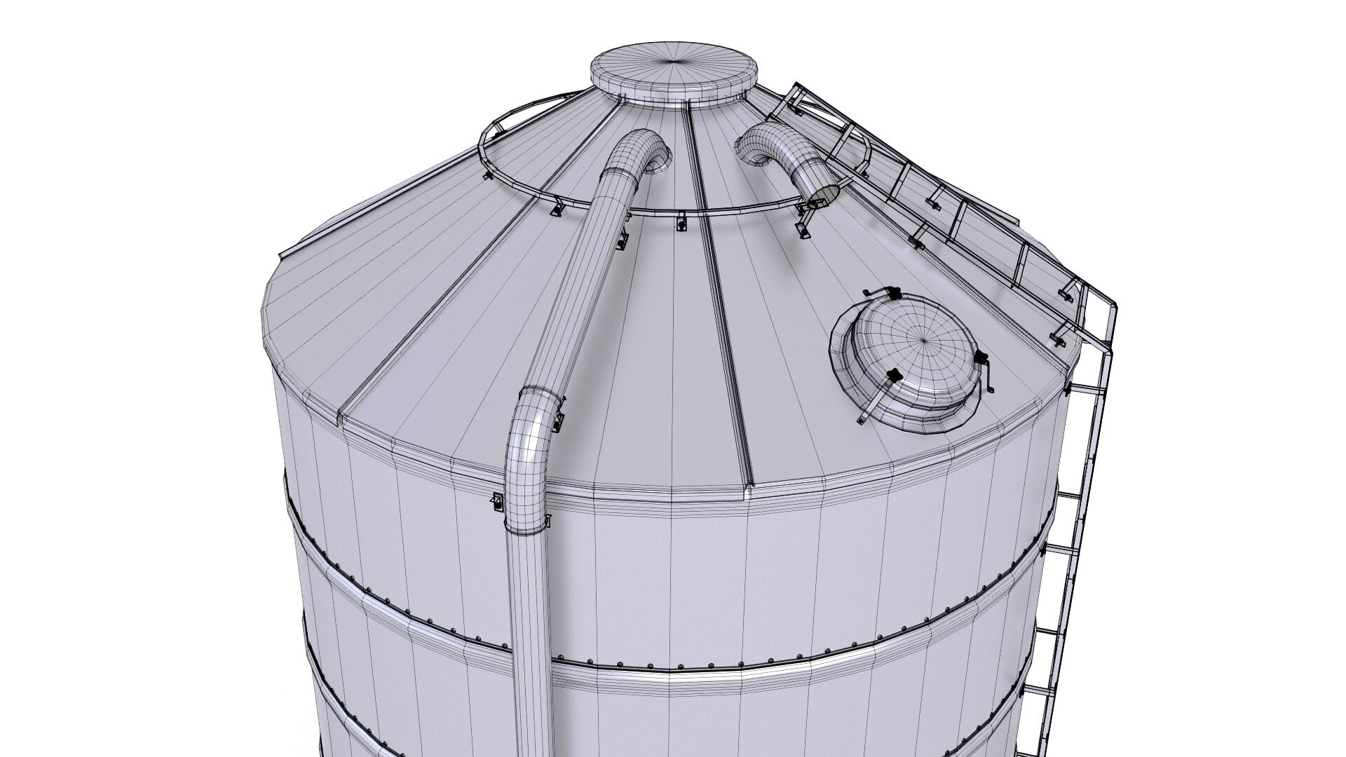 Silo Model - TurboSquid 1525693