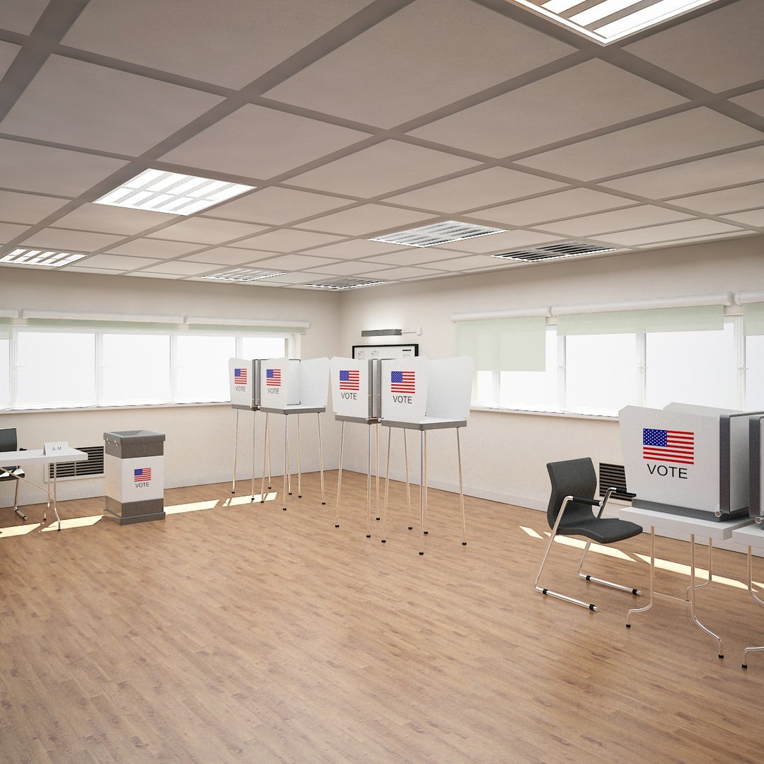 polling station scene 3ds