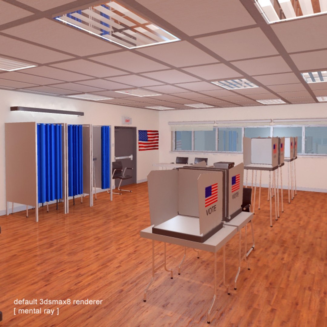 polling station scene 3ds