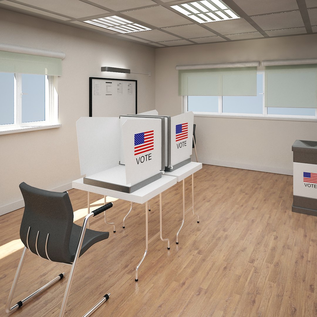 polling station scene 3ds