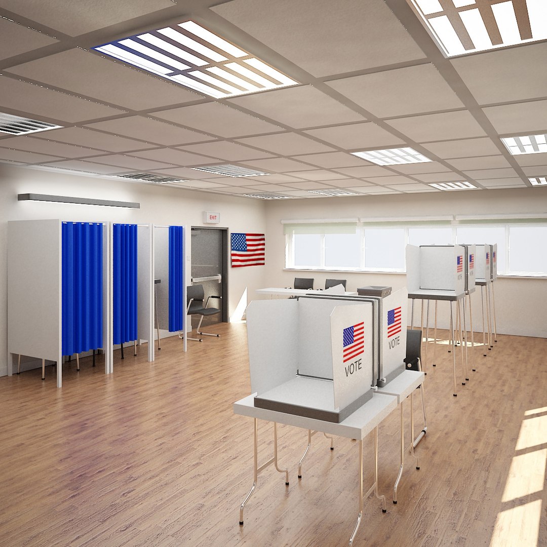 polling station scene 3ds
