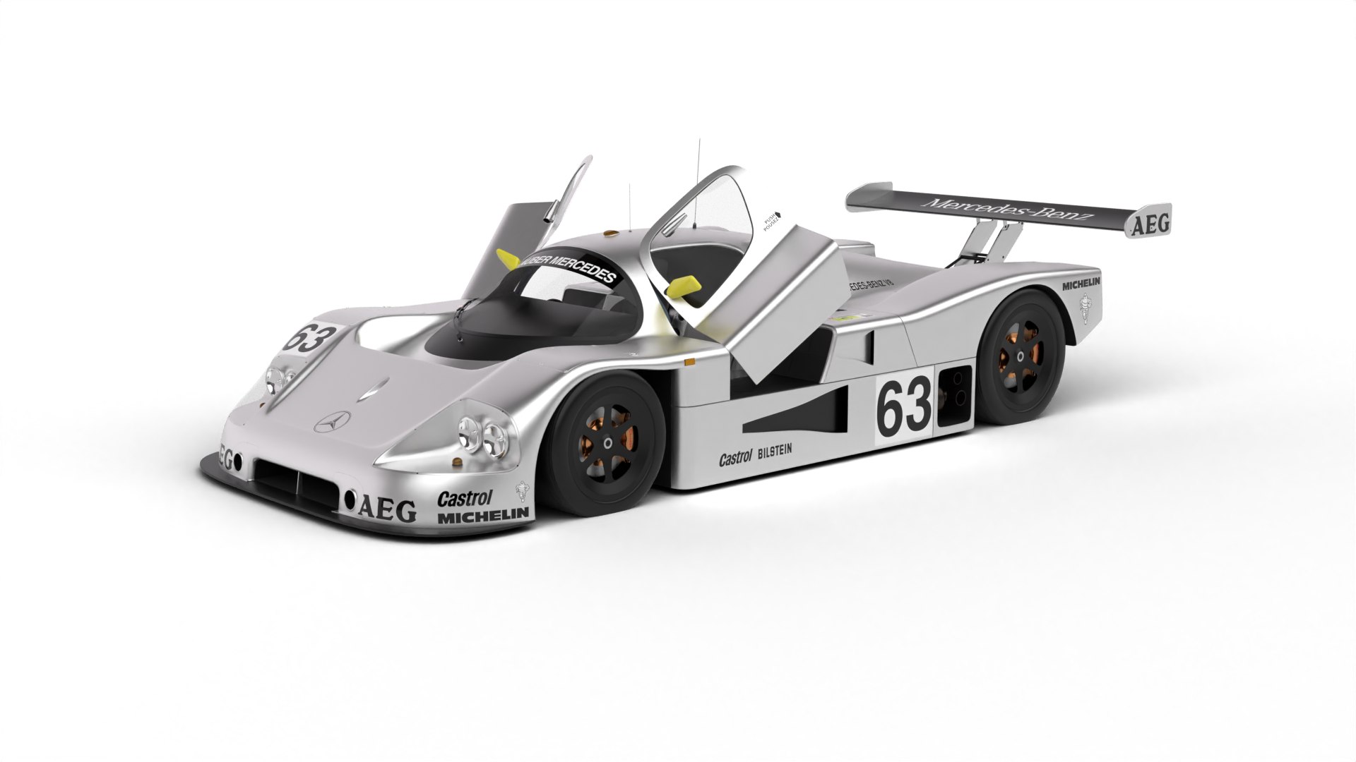 3D Model Pack Mercedes-Benz Sauber C9 1987 HQ Interior - TurboSquid 2413932