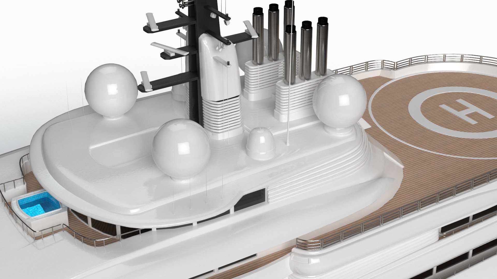 Scheherazade Superyacht Model - TurboSquid 2381511