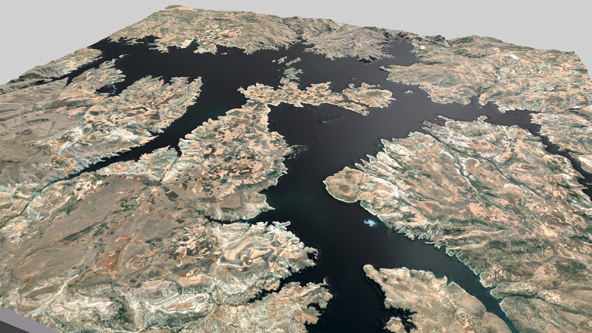 Keban Dam Lake 3D - TurboSquid 2283547