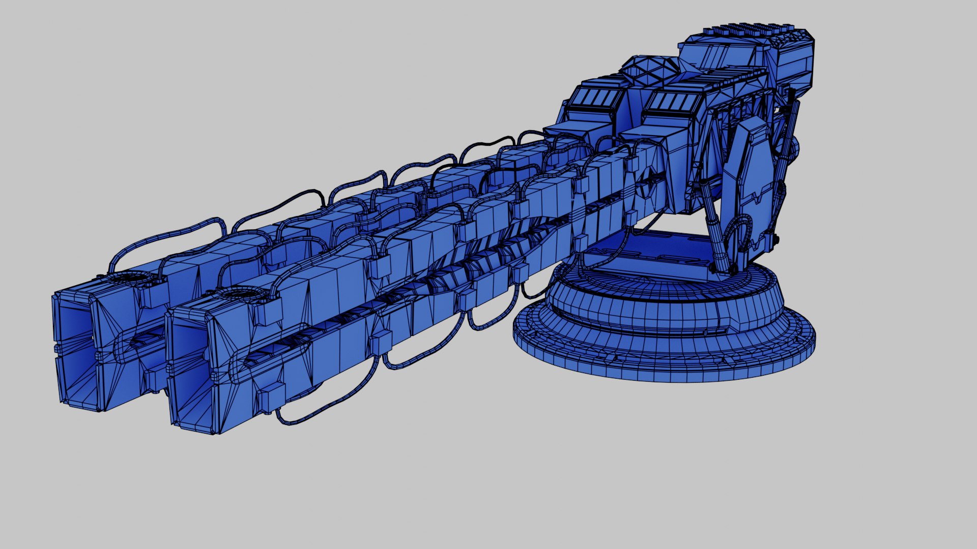 Turret Railgun 3D - TurboSquid 2344757