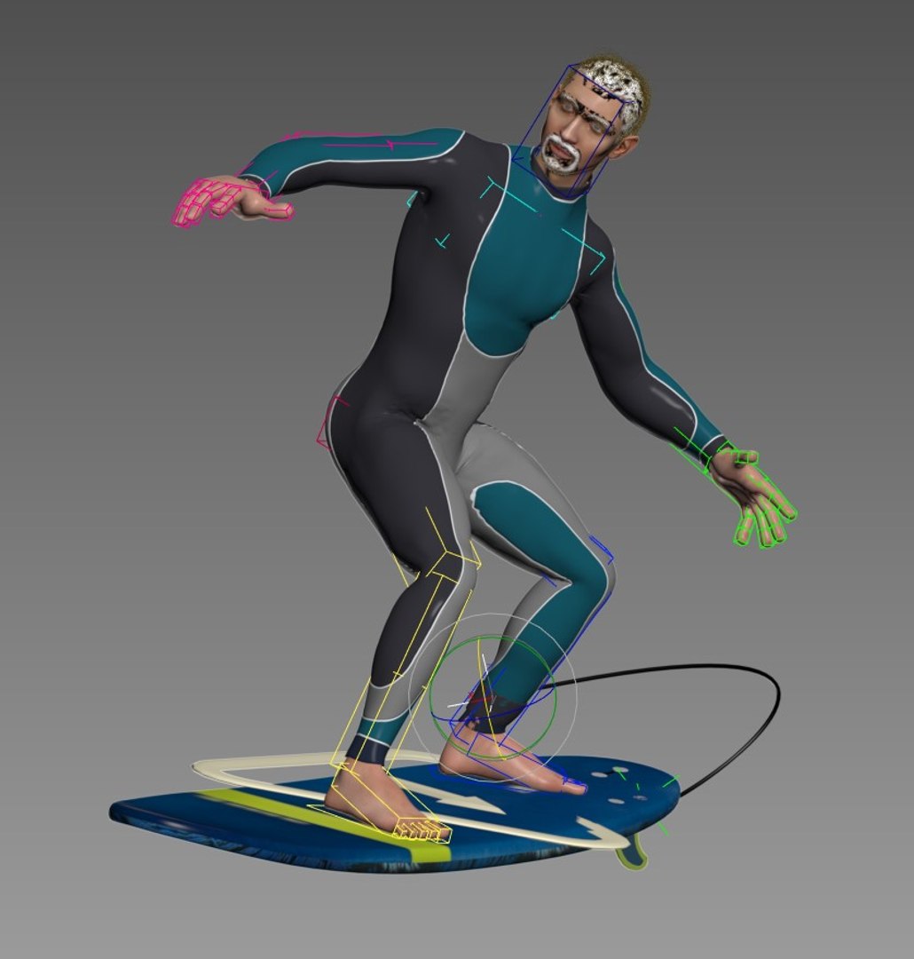 3D Surfer - TurboSquid 1494959