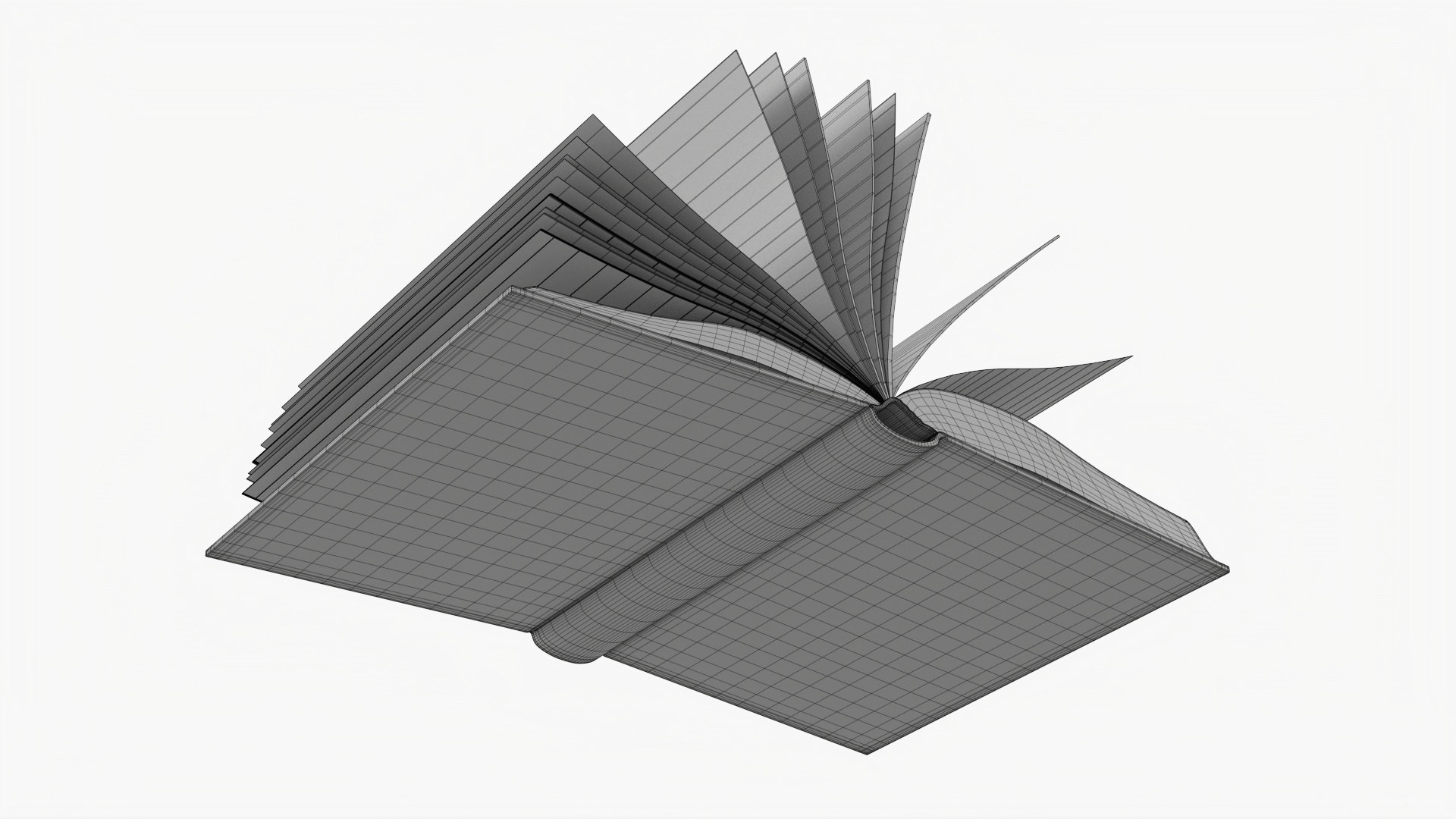 Open Book Mockup 02 3D Model - TurboSquid 1766253