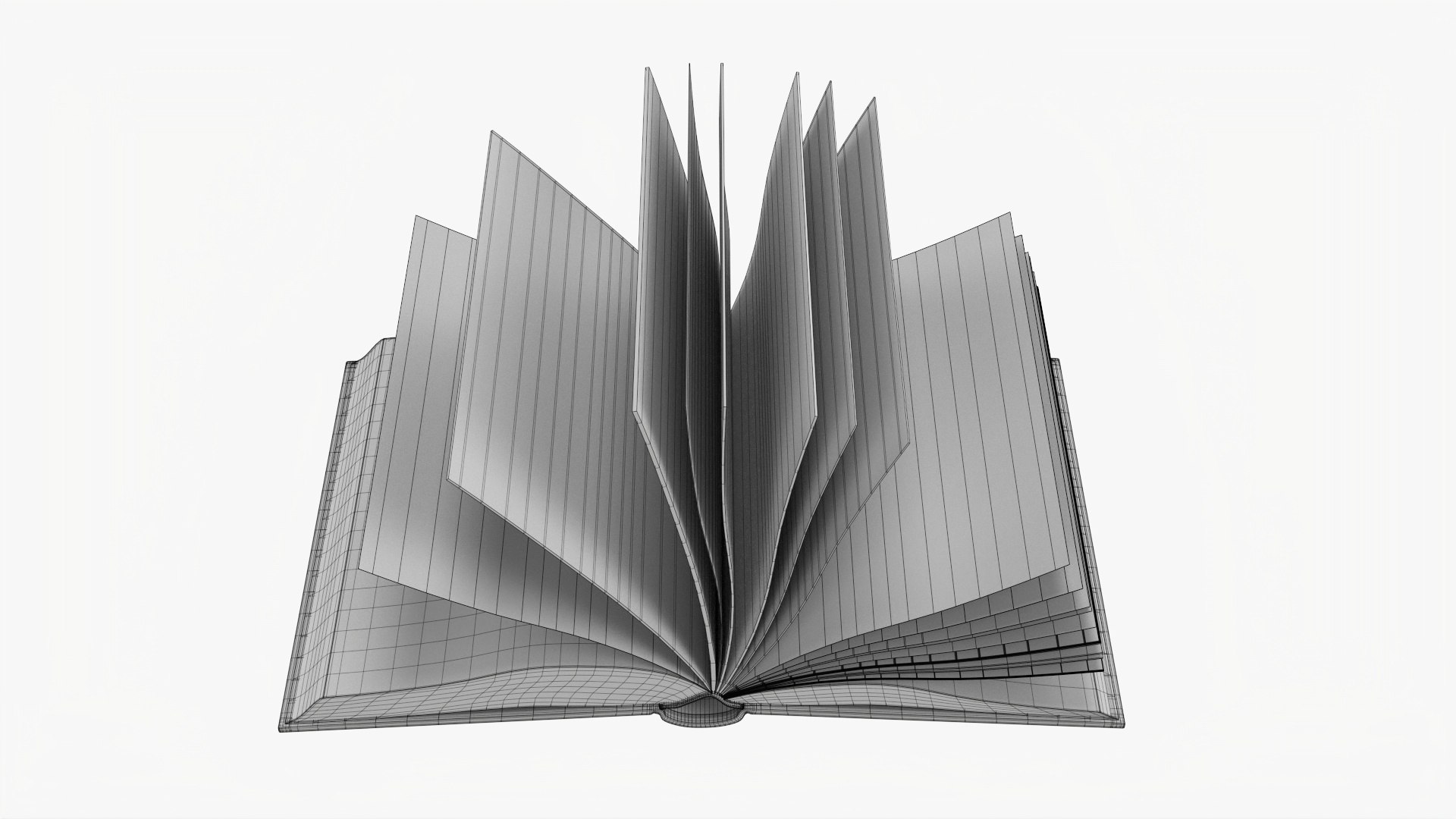 Open Book Mockup 02 3D Model - TurboSquid 1766253