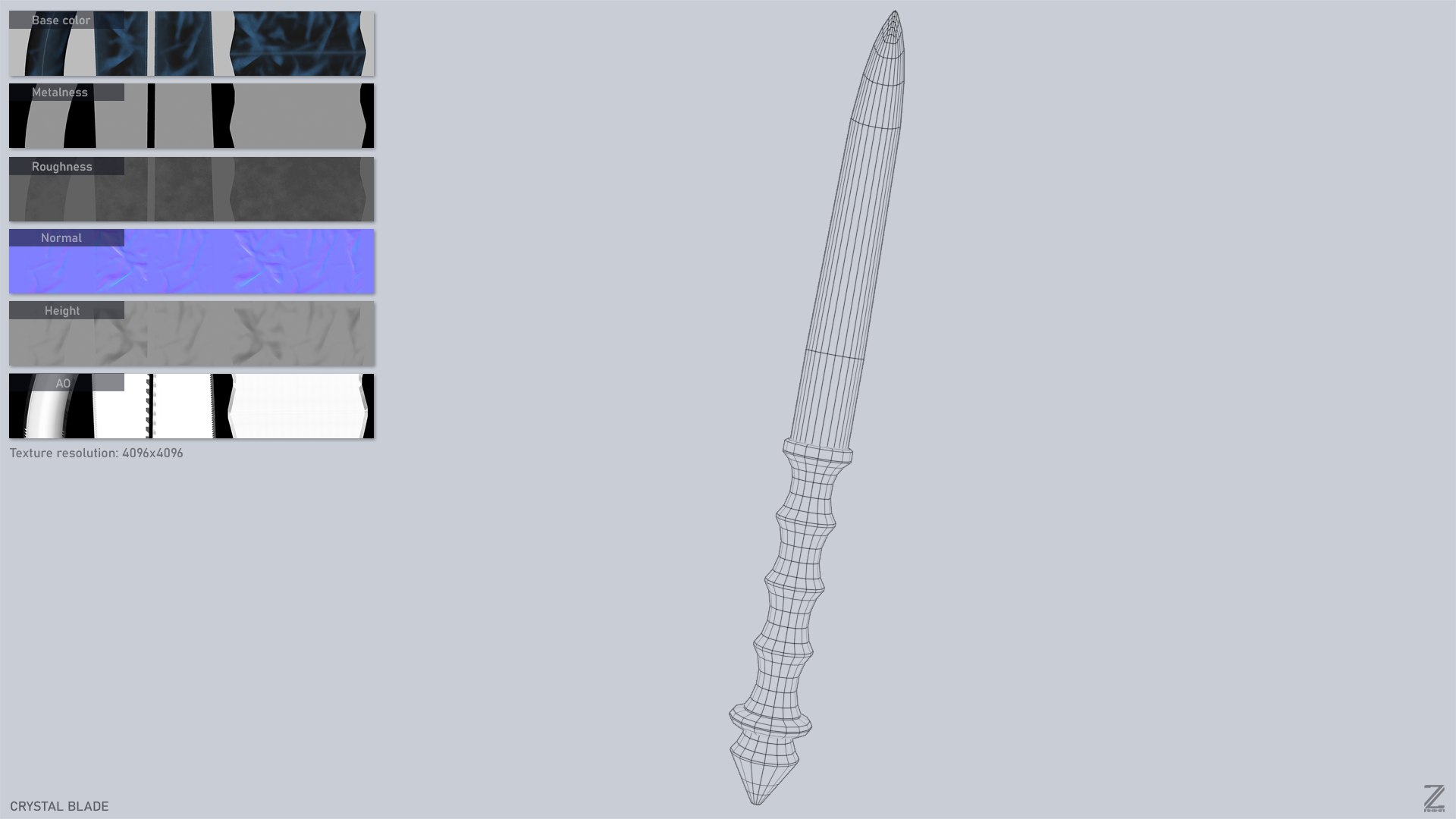 Crystal Blade 3D Model - TurboSquid 2218750
