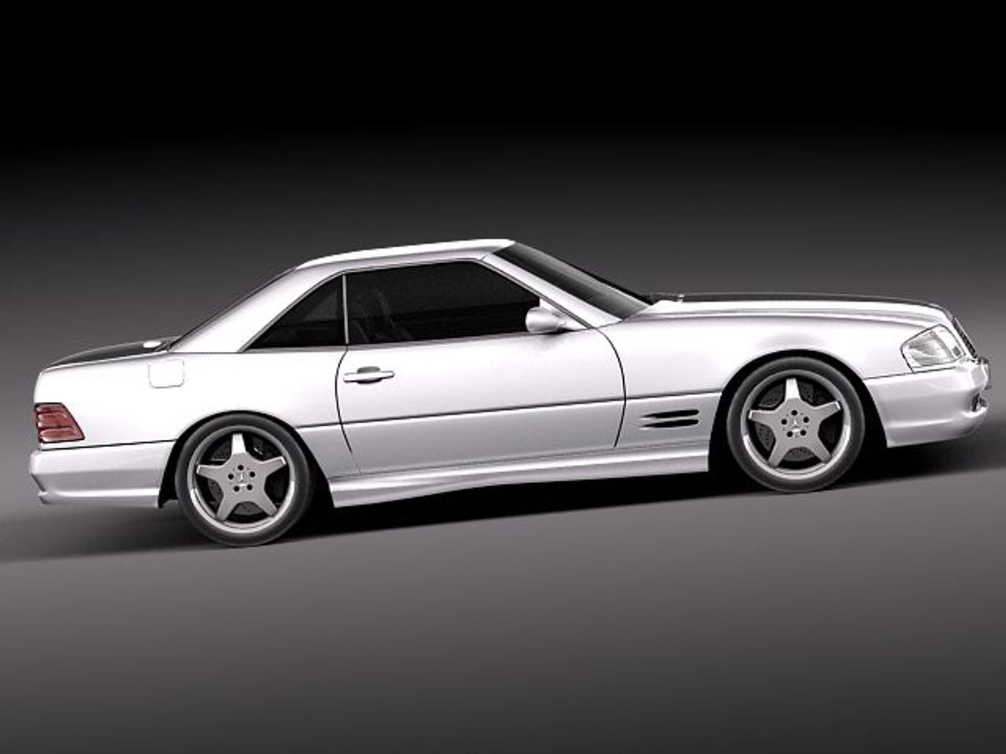 3d mercedes benz sl500 sl