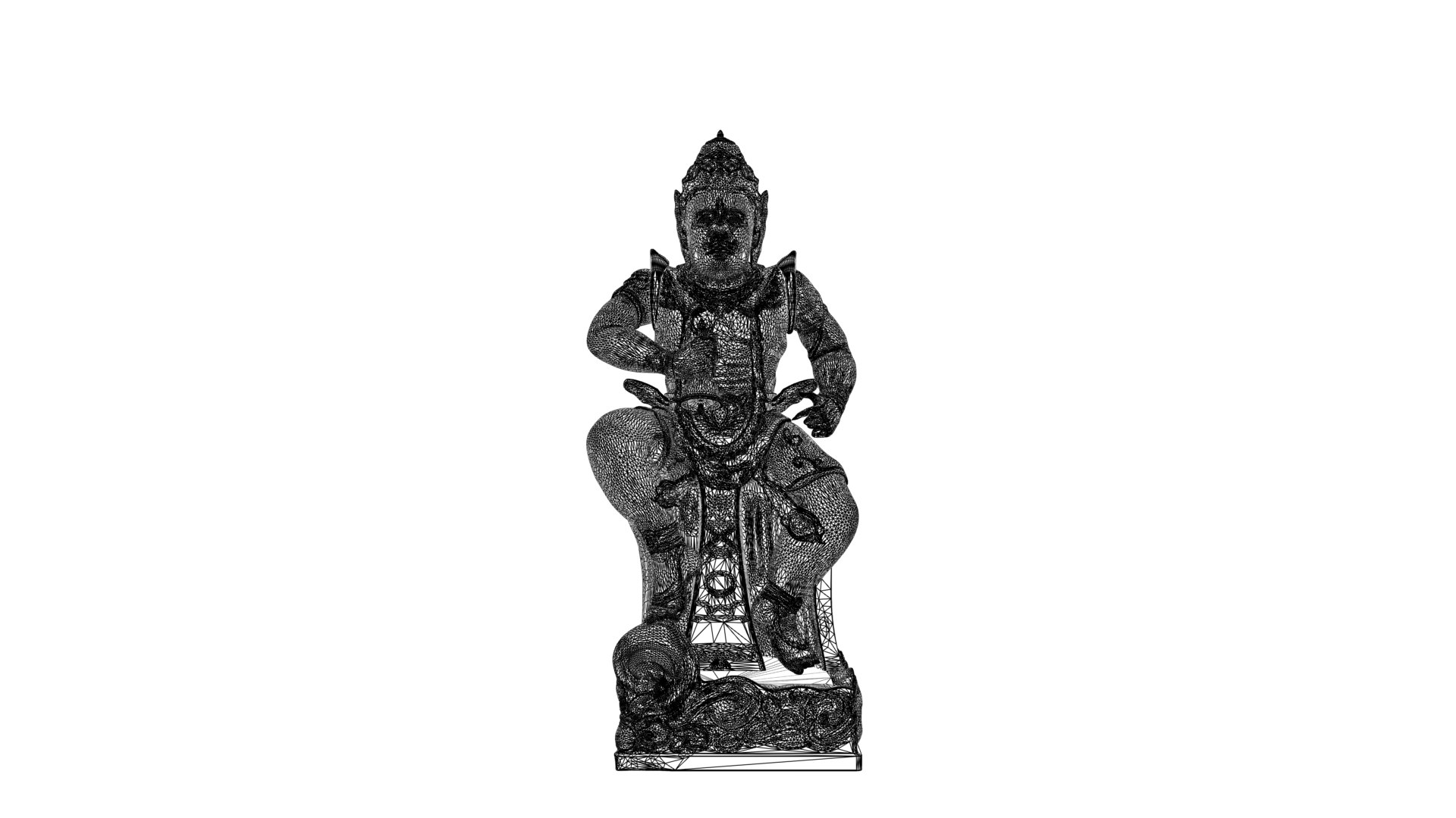 3D Balinese Statue Iswara Model - TurboSquid 1975422