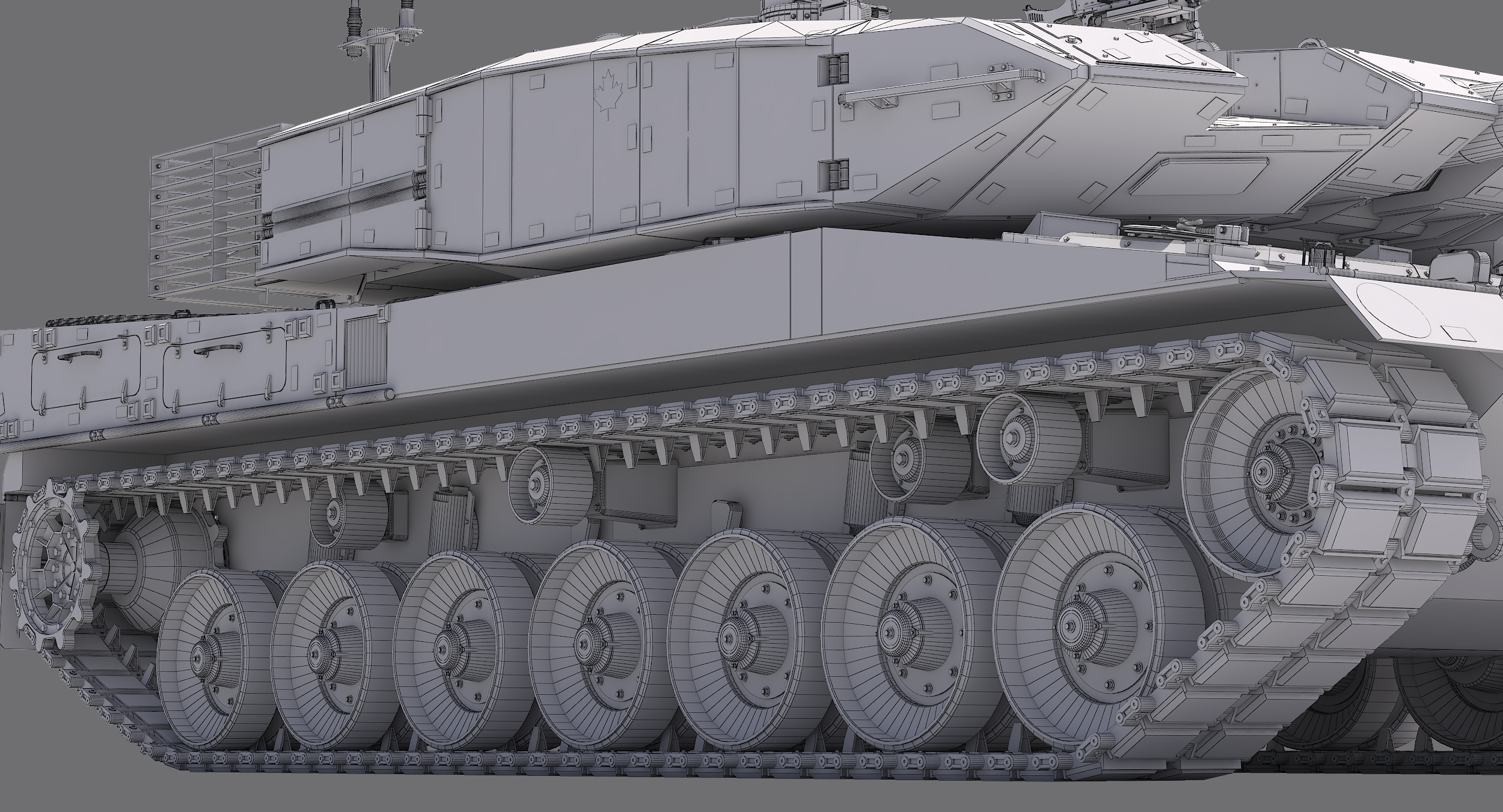 Leopard 2A4M CAN 3D model - TurboSquid 1738007