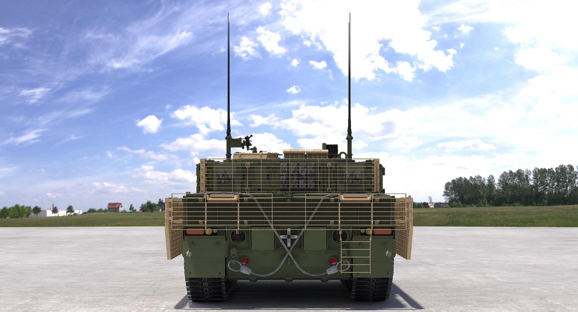 Leopard 2A4M CAN 3D model - TurboSquid 1738007