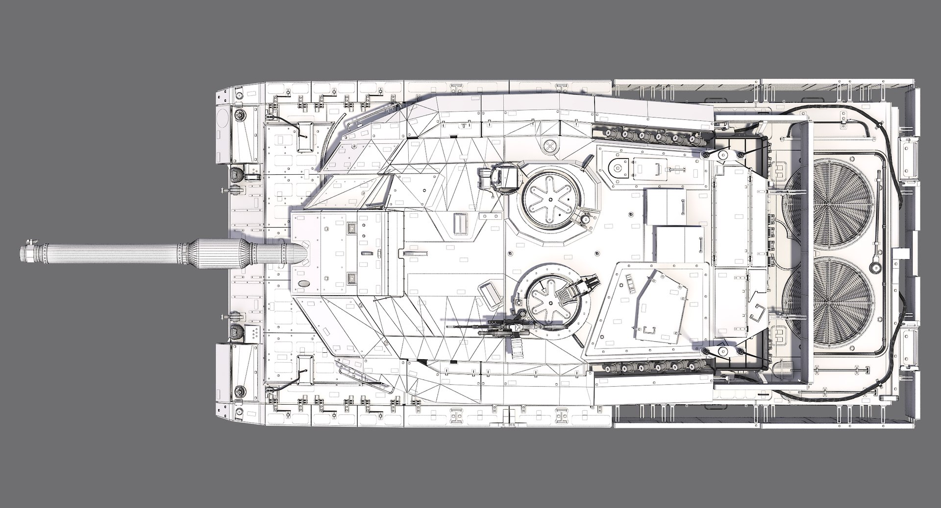 Leopard 2A4M CAN 3D model - TurboSquid 1738007
