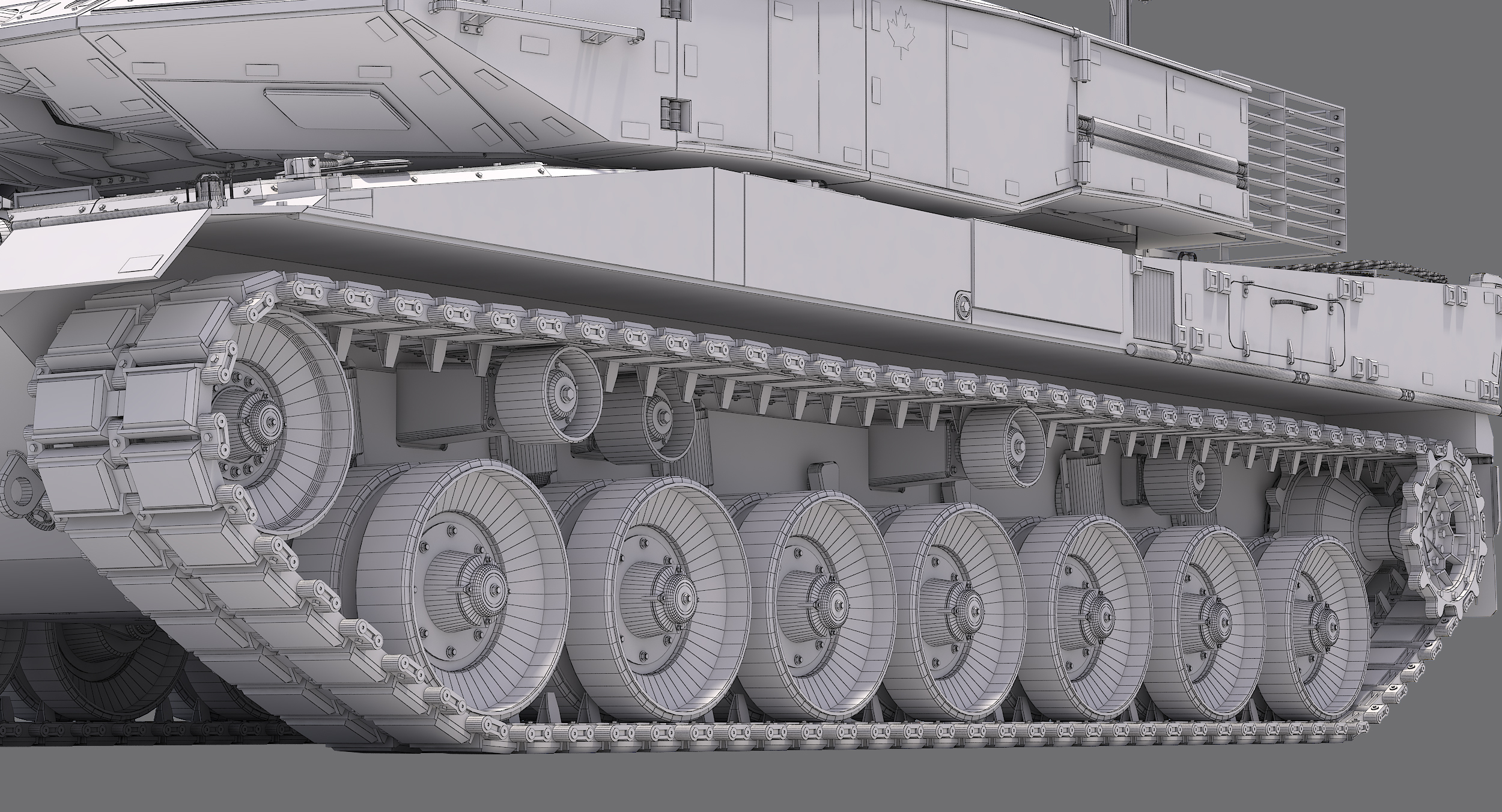 Leopard 2A4M CAN 3D model - TurboSquid 1738007