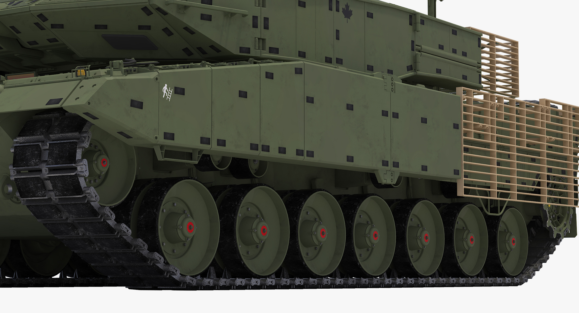 Leopard 2A4M CAN 3D model - TurboSquid 1738007