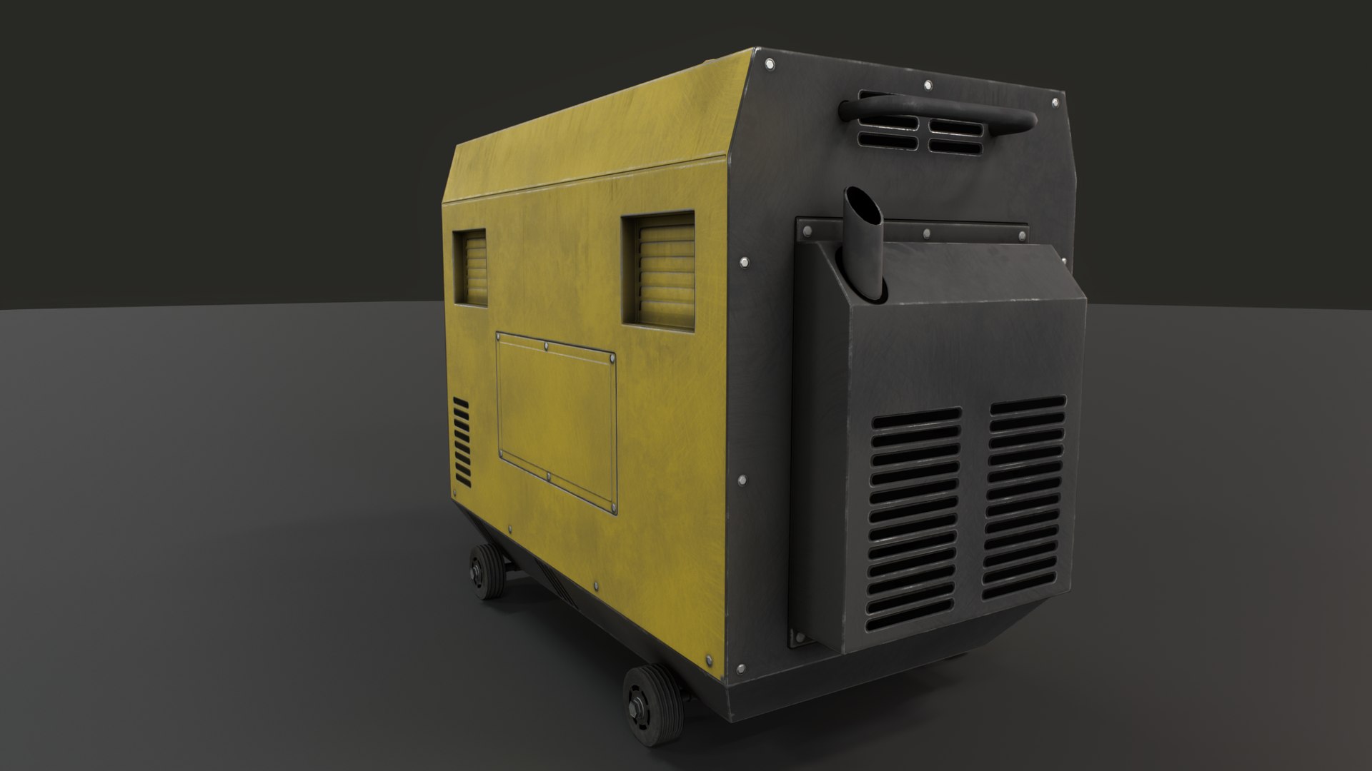 3D Diesel Generator - TurboSquid 1709164