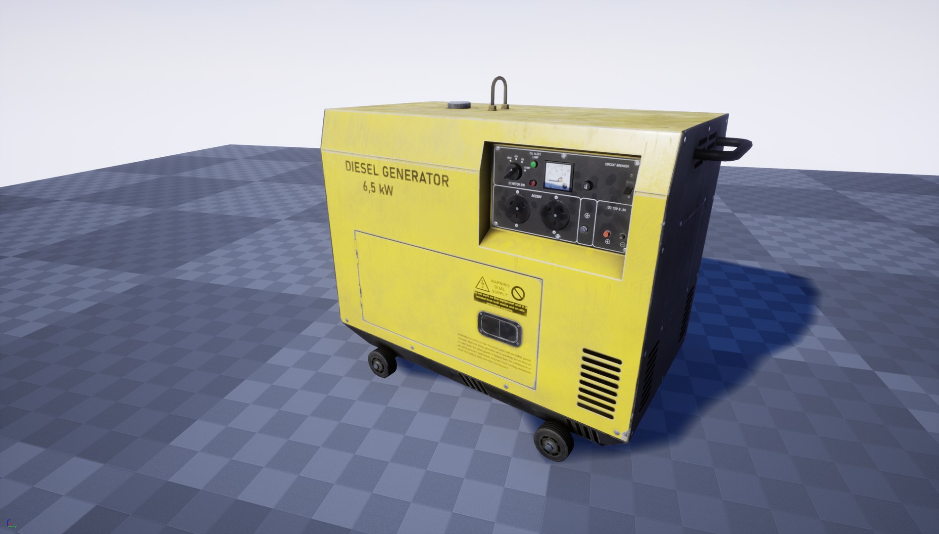 3D Diesel Generator - TurboSquid 1709164