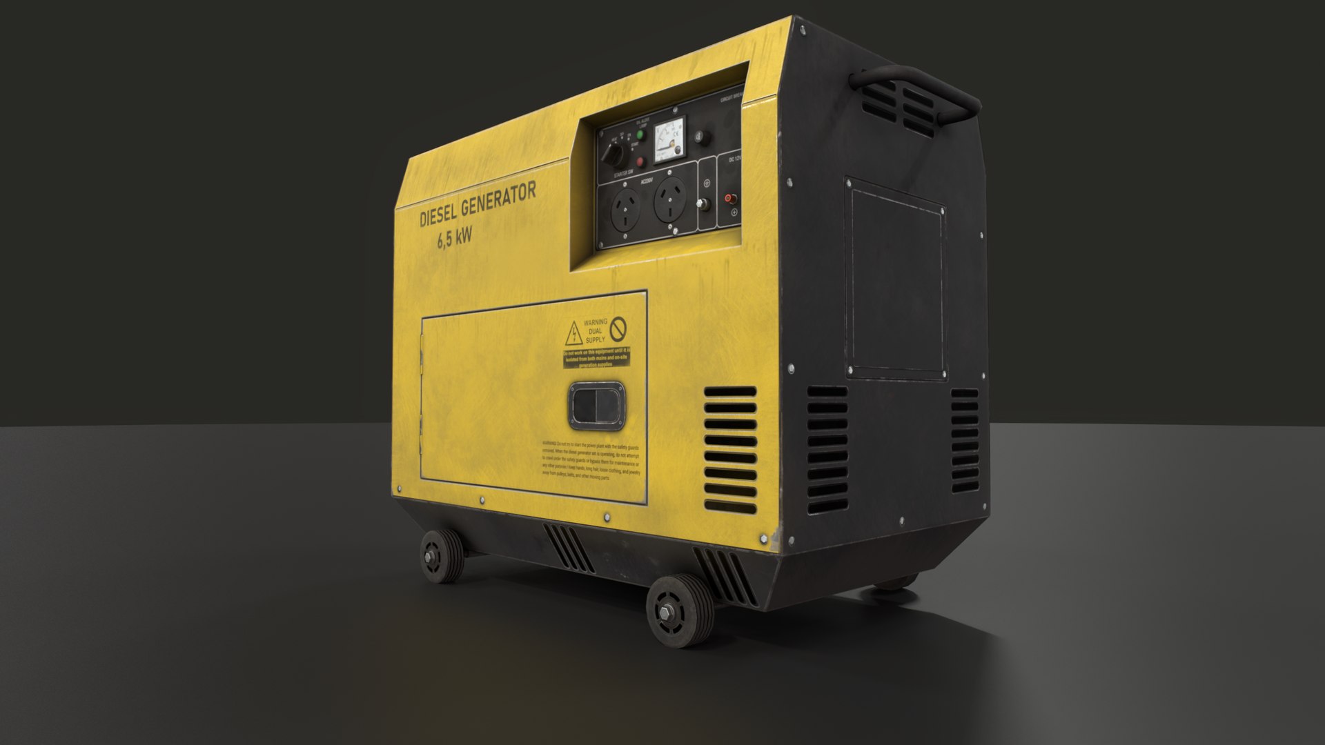 3D Diesel Generator - TurboSquid 1709164