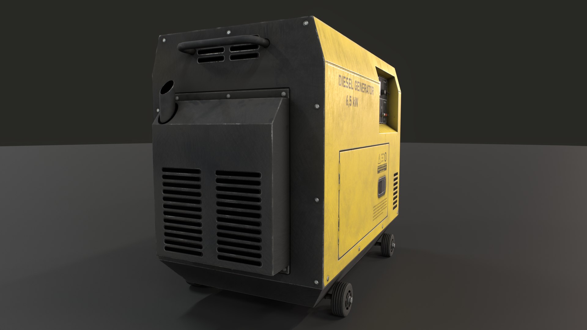 3D Diesel Generator - TurboSquid 1709164