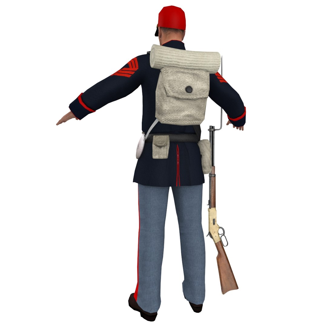 3D Union Soldier - TurboSquid 1177596
