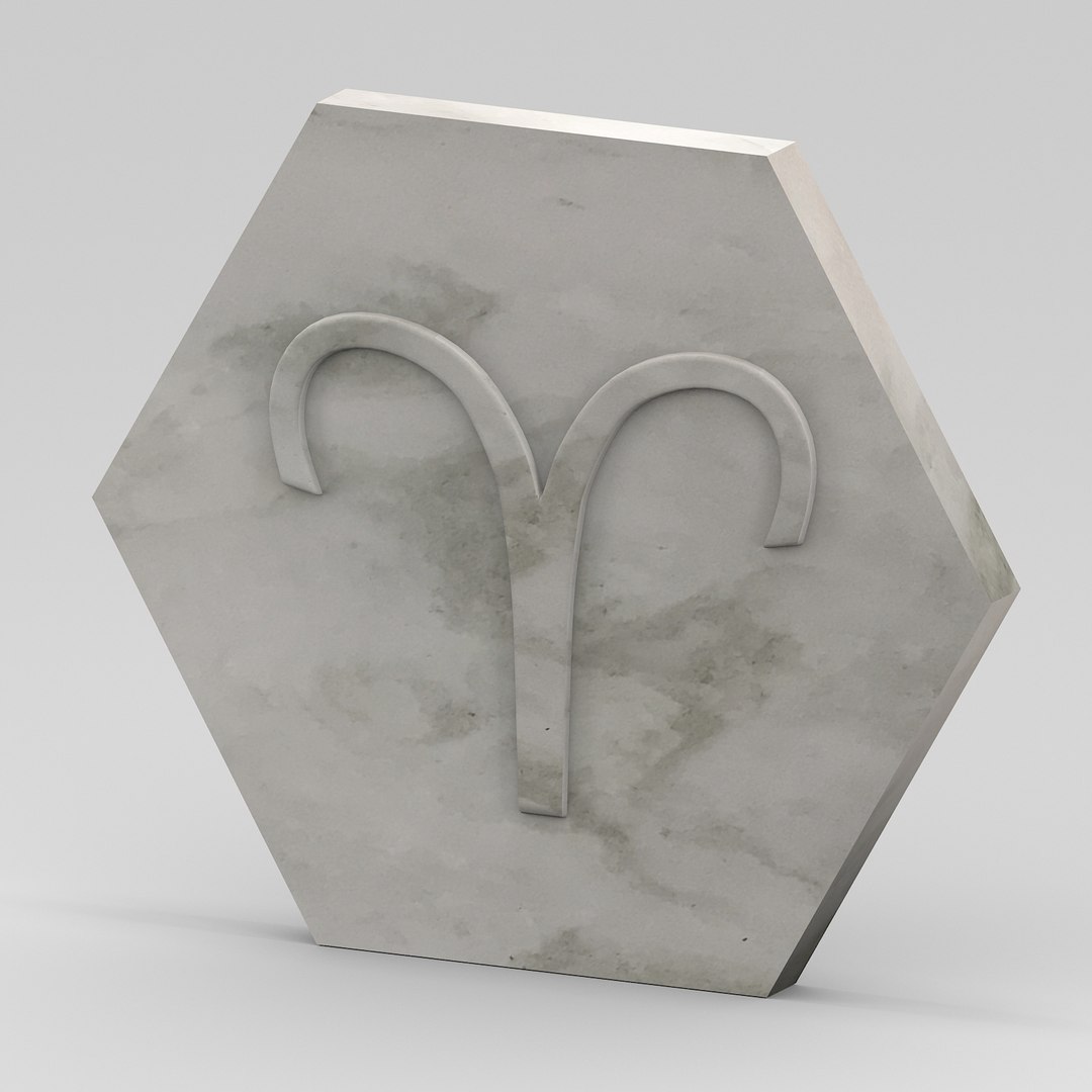 Marble Aries 3D Model - TurboSquid 1151604
