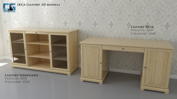 max ikea liatorp sideboard desk