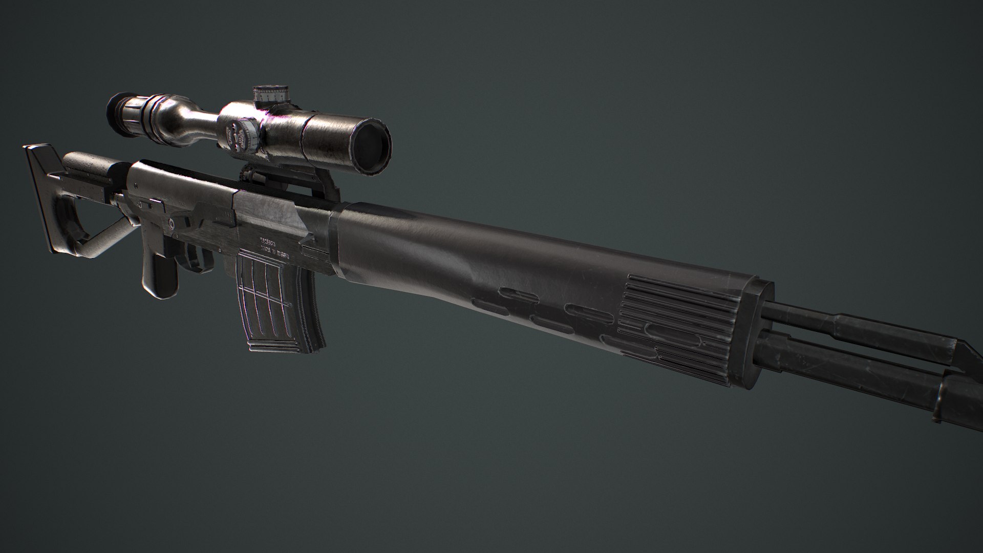 3D Sniper Rifle - TurboSquid 1691191