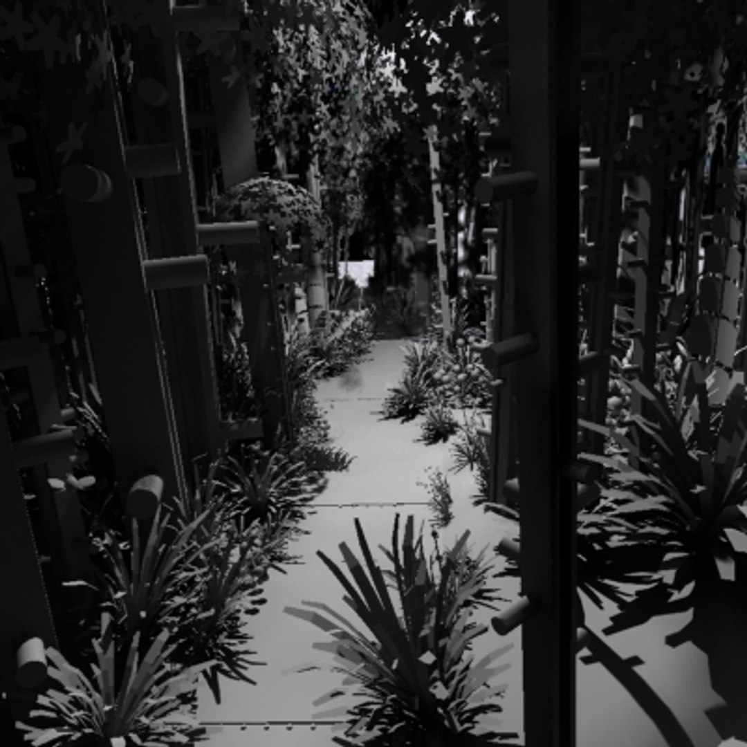 3d Model Fantasy Metal Forest