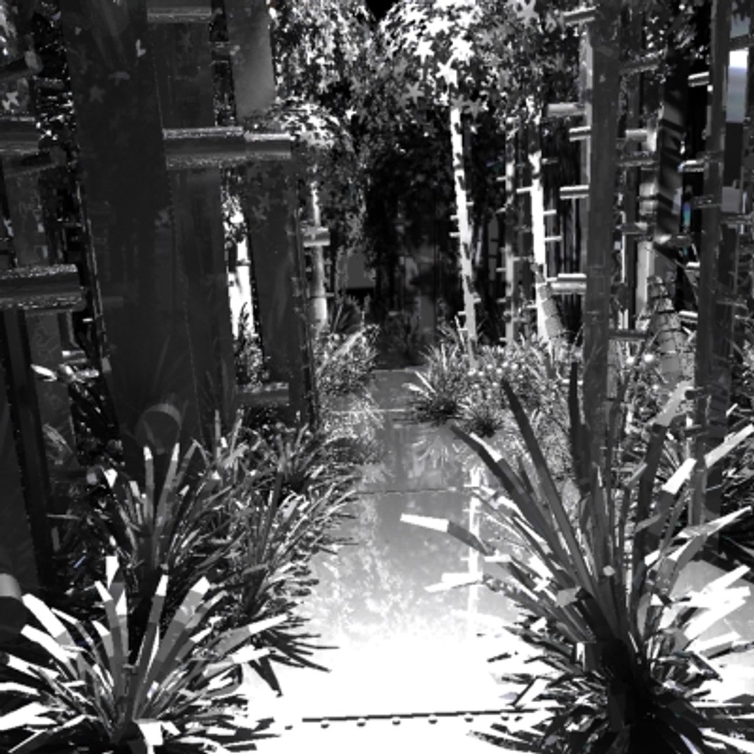 3d Model Fantasy Metal Forest