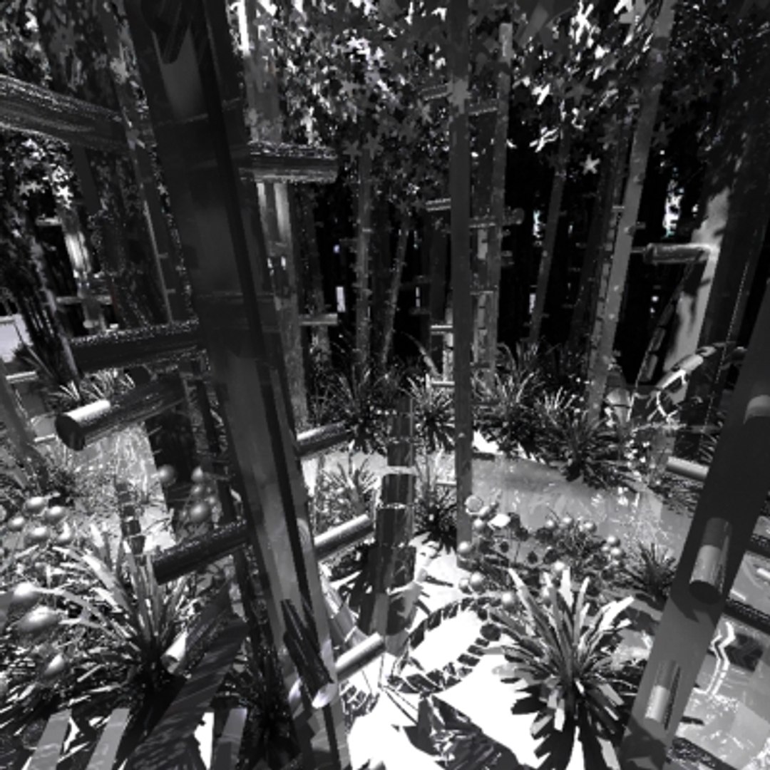 3d Model Fantasy Metal Forest