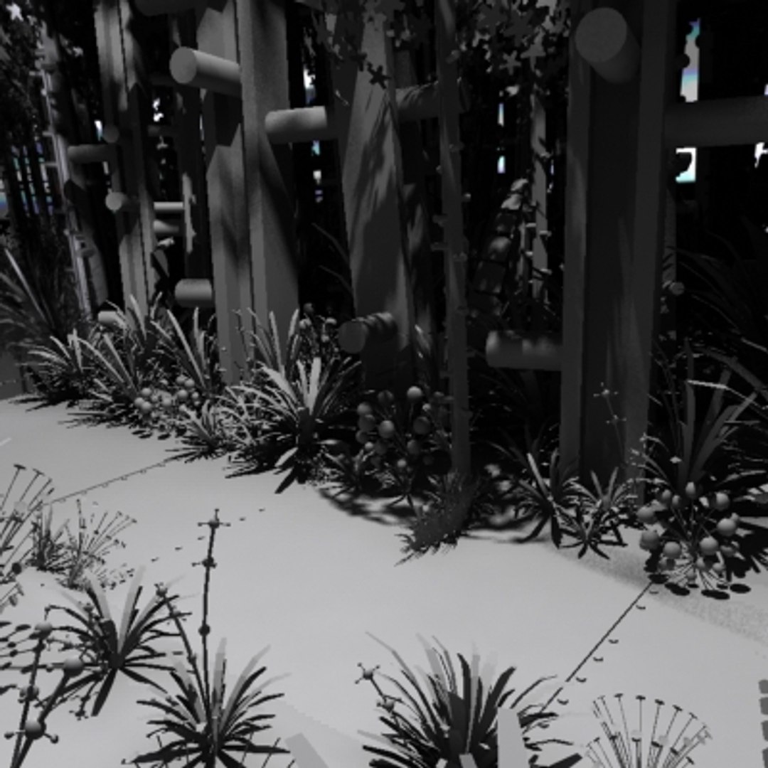 3d Model Fantasy Metal Forest