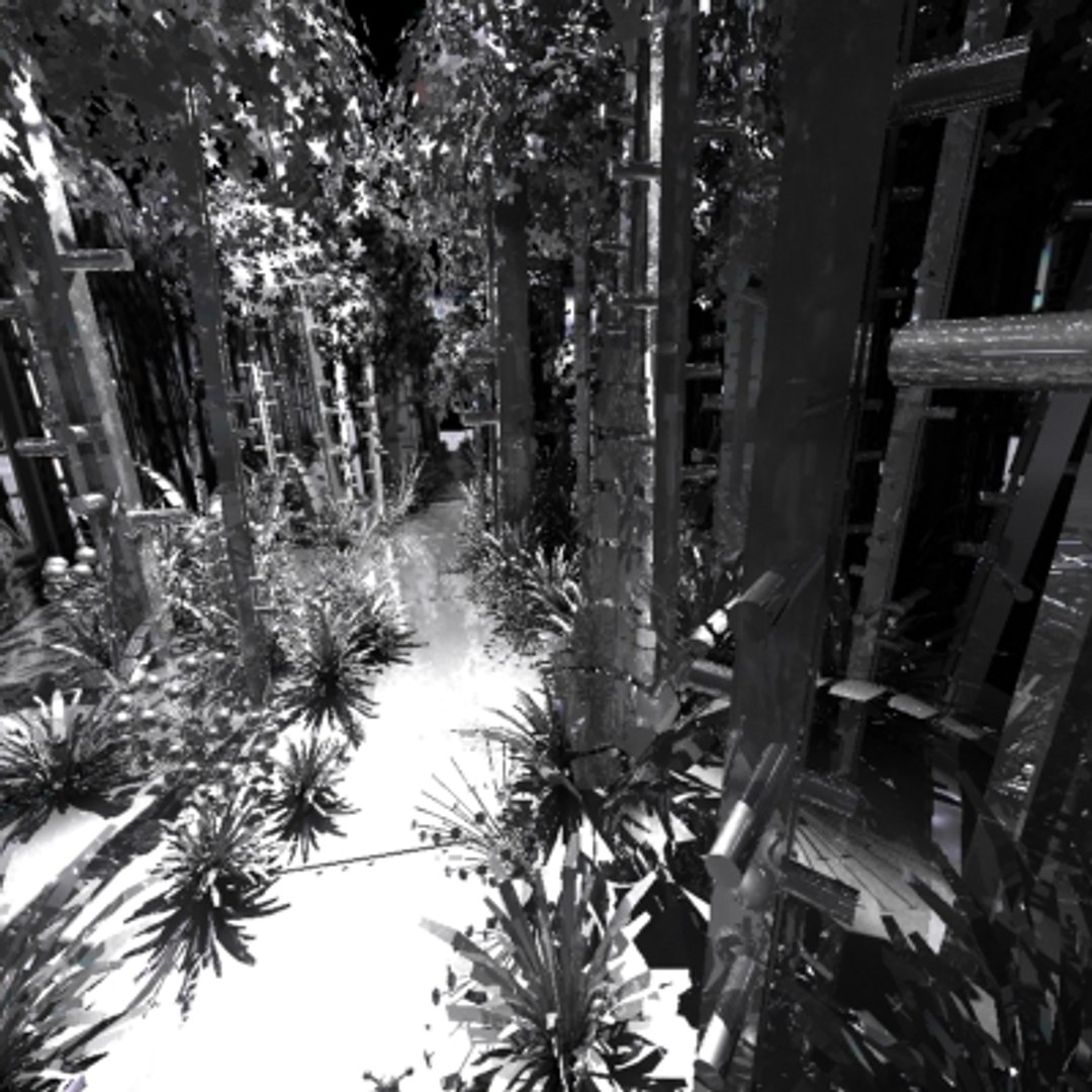 3d Model Fantasy Metal Forest