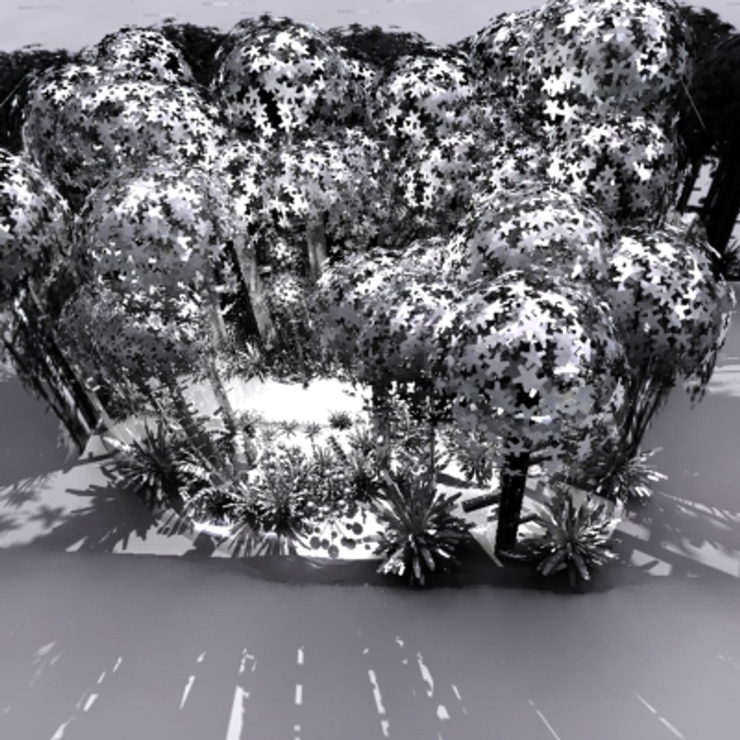 3d Model Fantasy Metal Forest