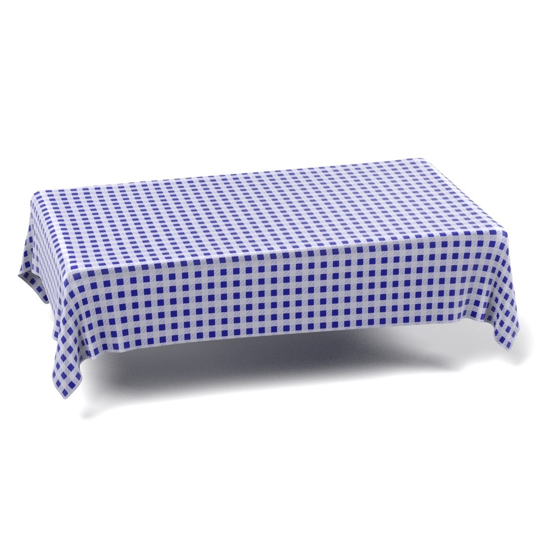 Tableclothes Rectangular 3d Model