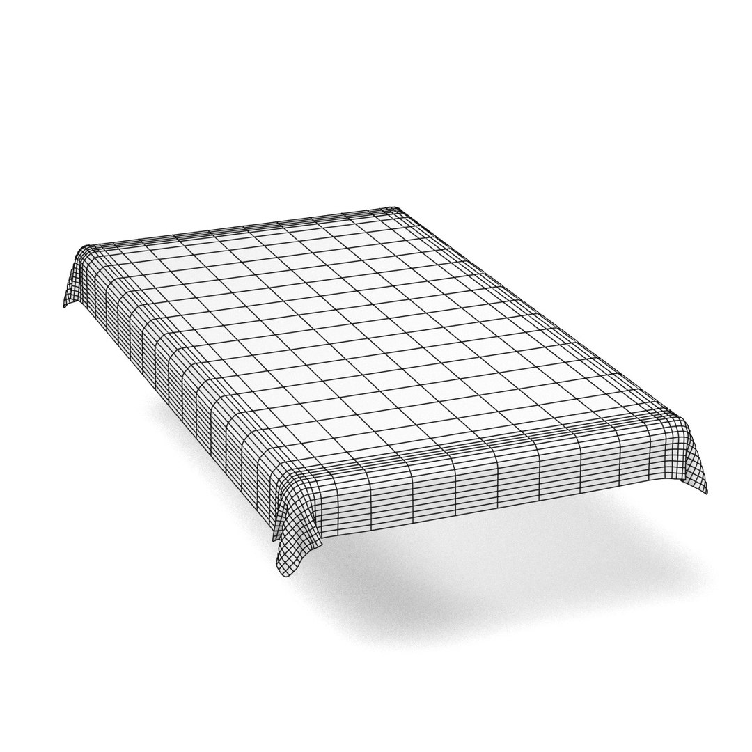 Tableclothes Rectangular 3d Model